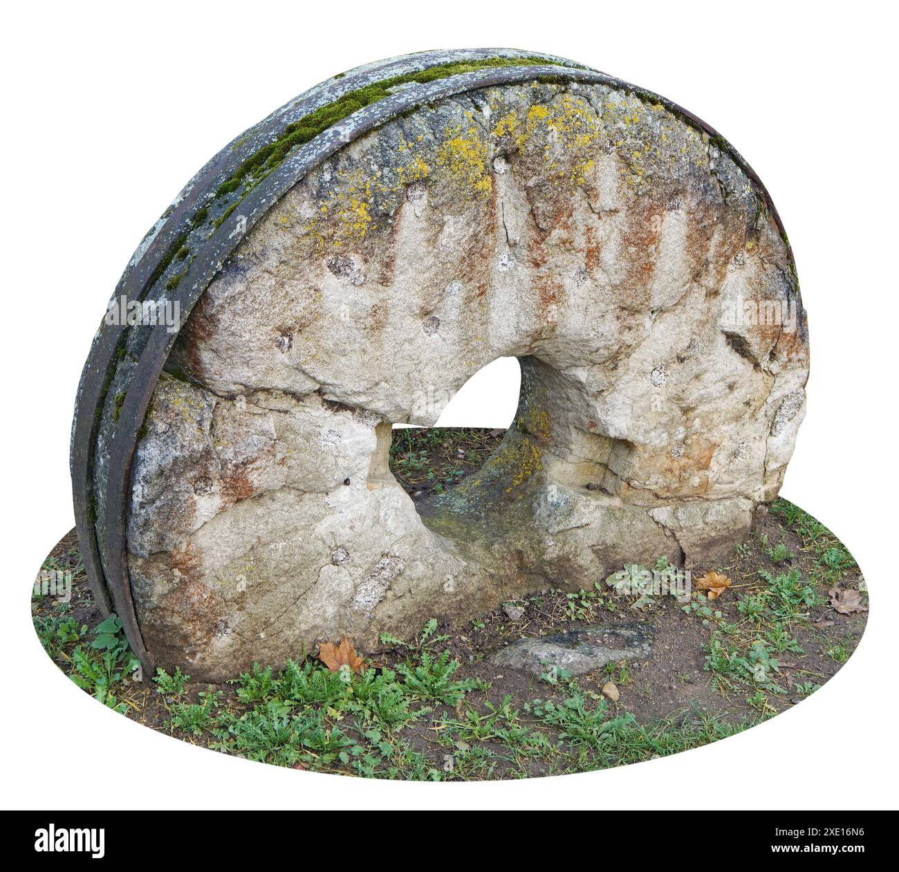 Old stone mill wheel hi-res stock photography and images - Alamy