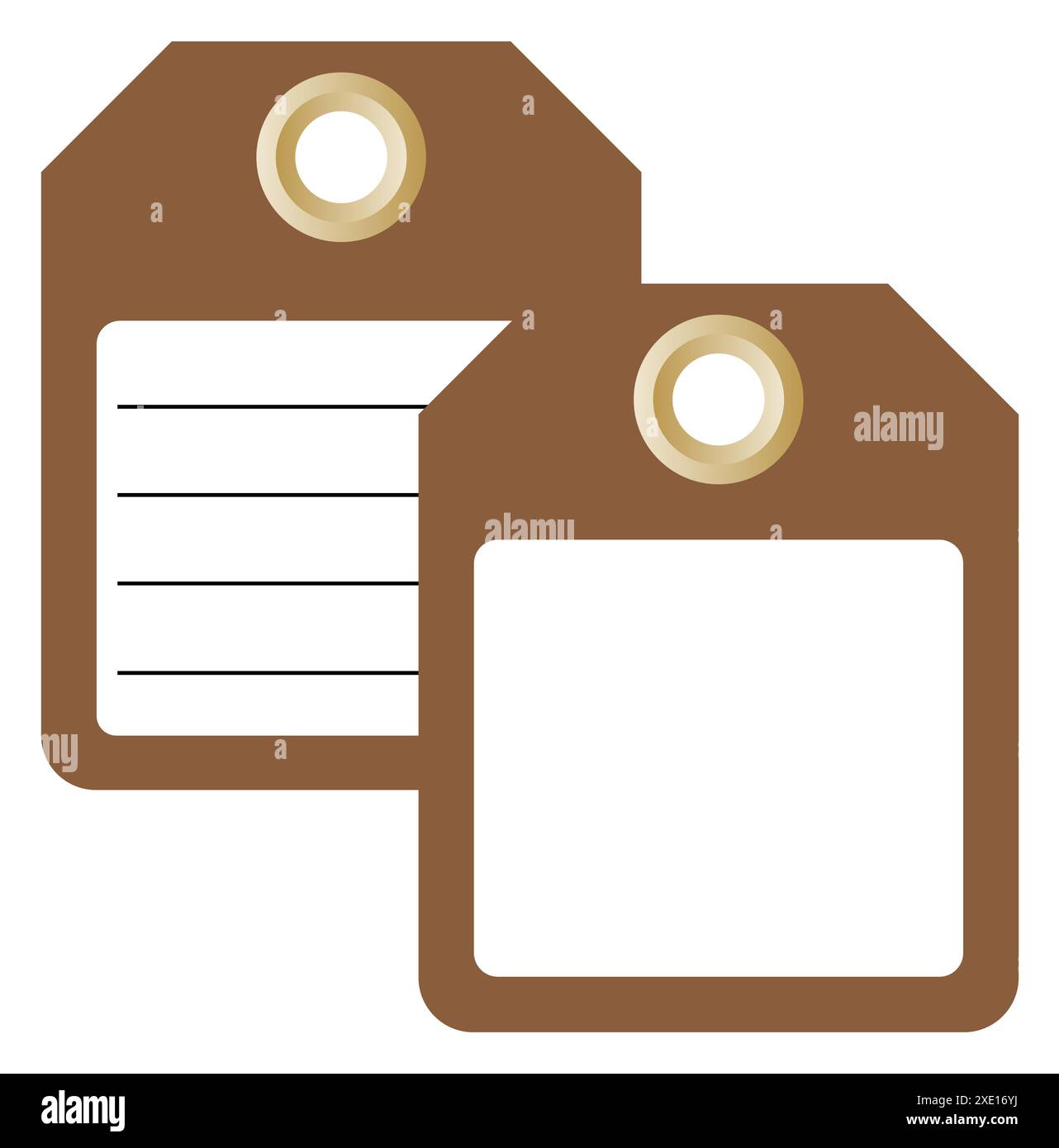 Brown Tag Label Symbol Sign,Vector Illustration, Isolate On White ...