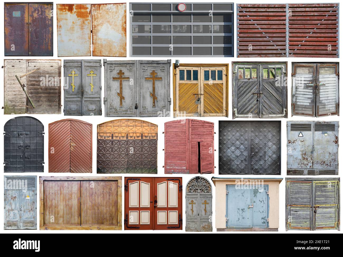 Curved white gate Cut Out Stock Images & Pictures - Alamy