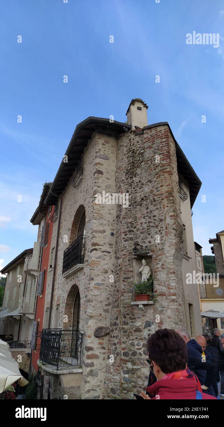 Borghetto village in Valeggio sul Mincio in Italy. one of the famous ...