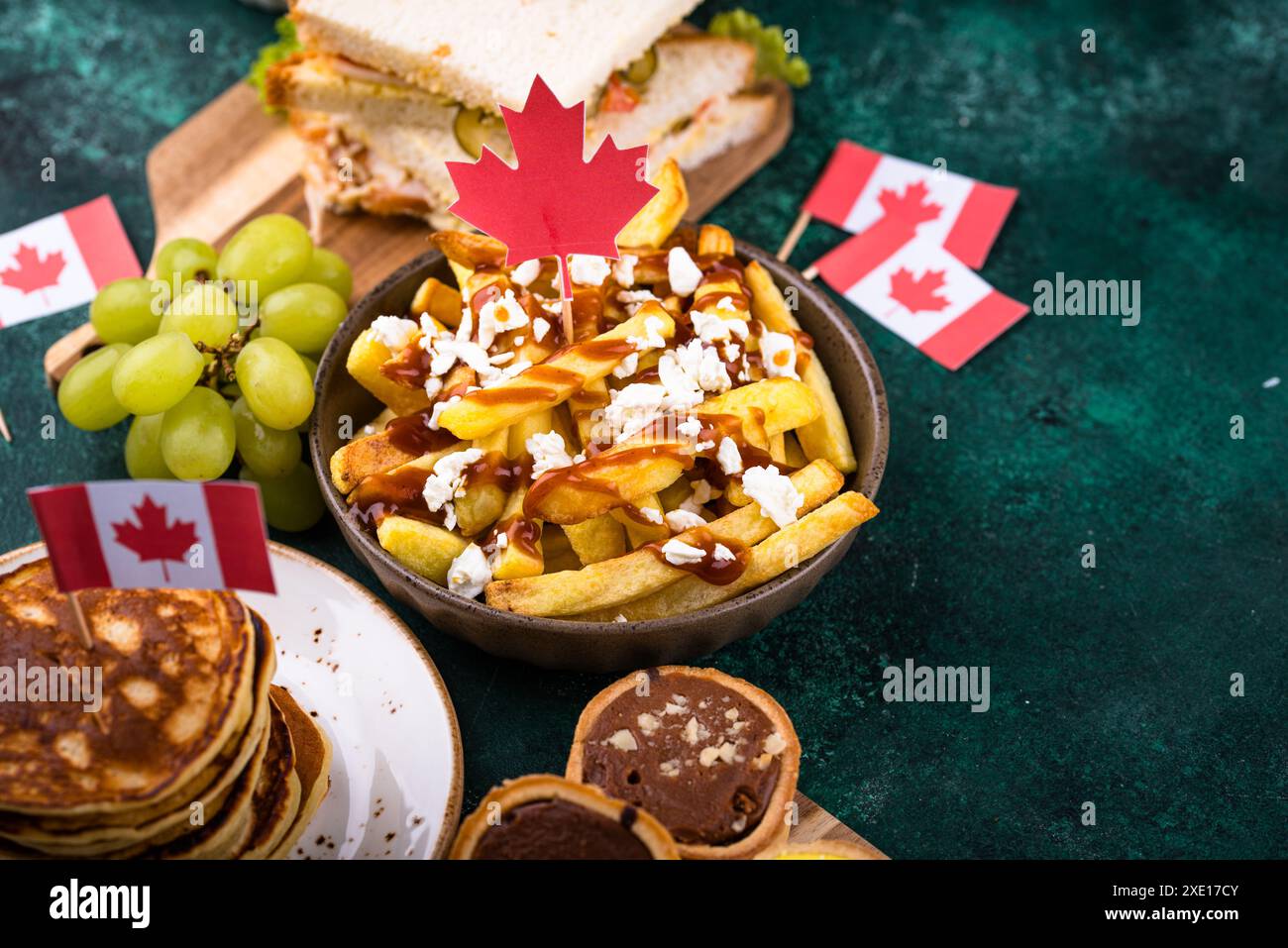 Canada Day traditional food concept Stock Photo - Alamy
