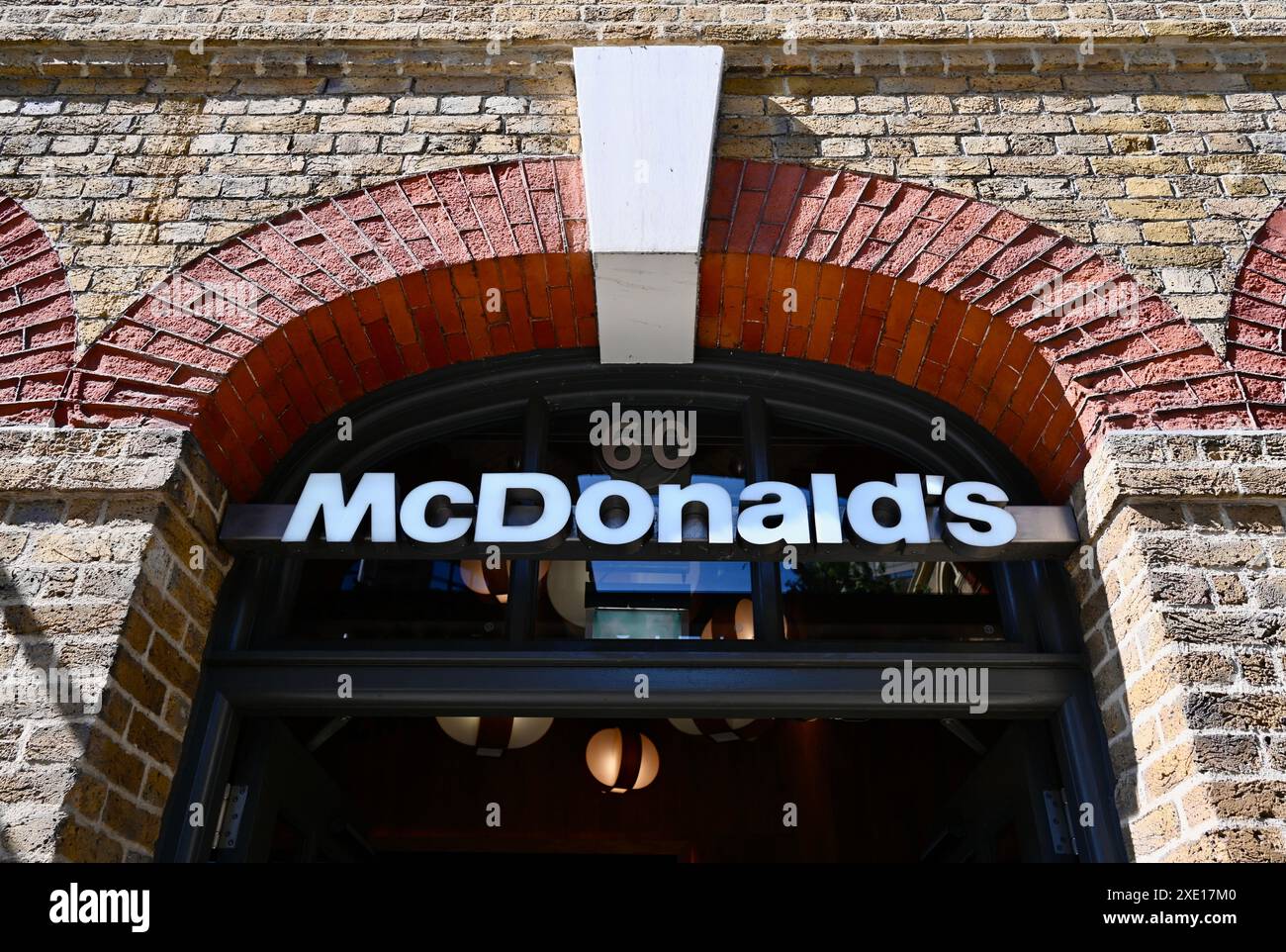 McDonalds Sign, London Bridge, London, UK Stock Photo - Alamy