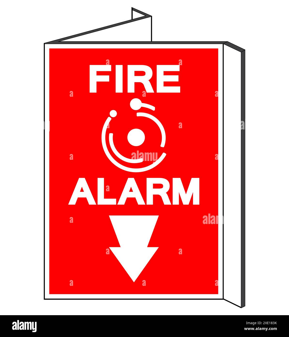 Fire Alarm Symbol Sign, Vector Illustration, Isolate On White ...