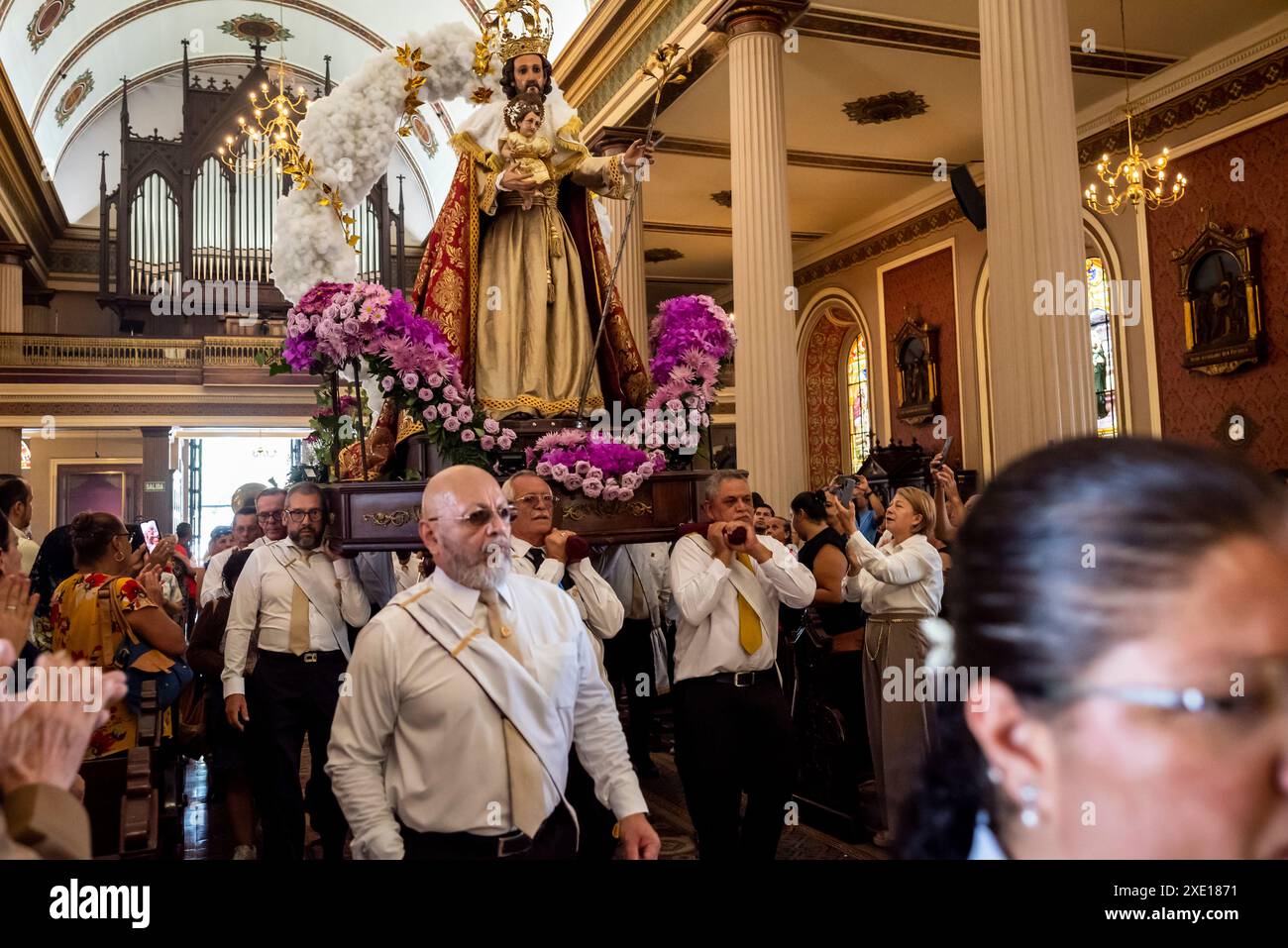 Celebration of St Joseph's Day, the patron saint of San Jose in the ...