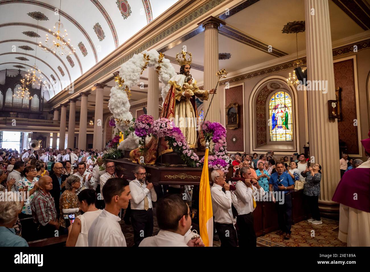 Celebration of St Joseph's Day, the patron saint of San Jose in the ...