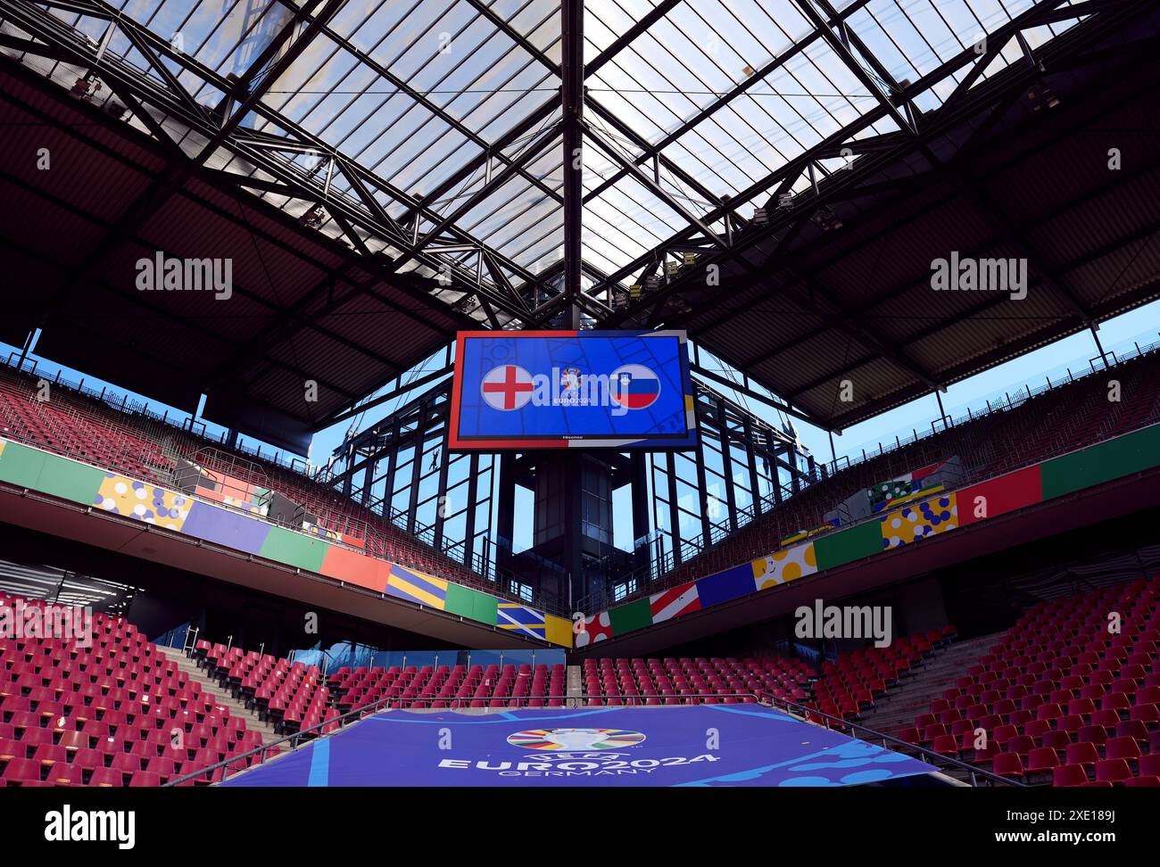 A general view inside the stadium ahead of the UEFA Euro 2024 Group C ...