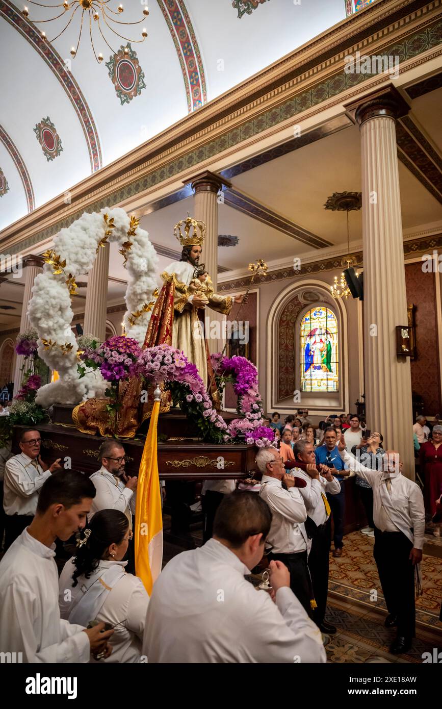 Celebration of St Joseph's Day, the patron saint of San Jose in the ...