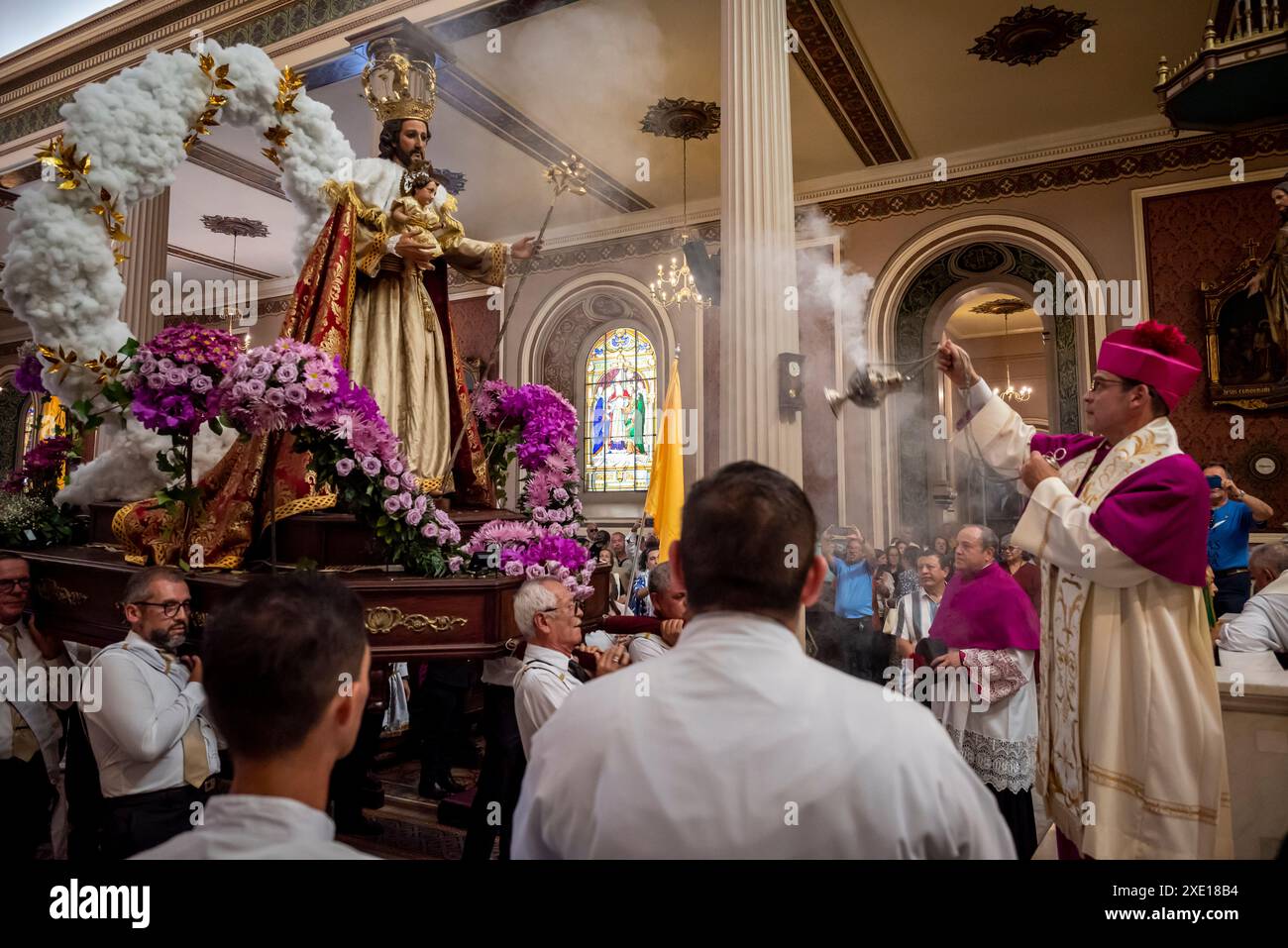 Celebration of St Joseph's Day, the patron saint of San Jose in the ...