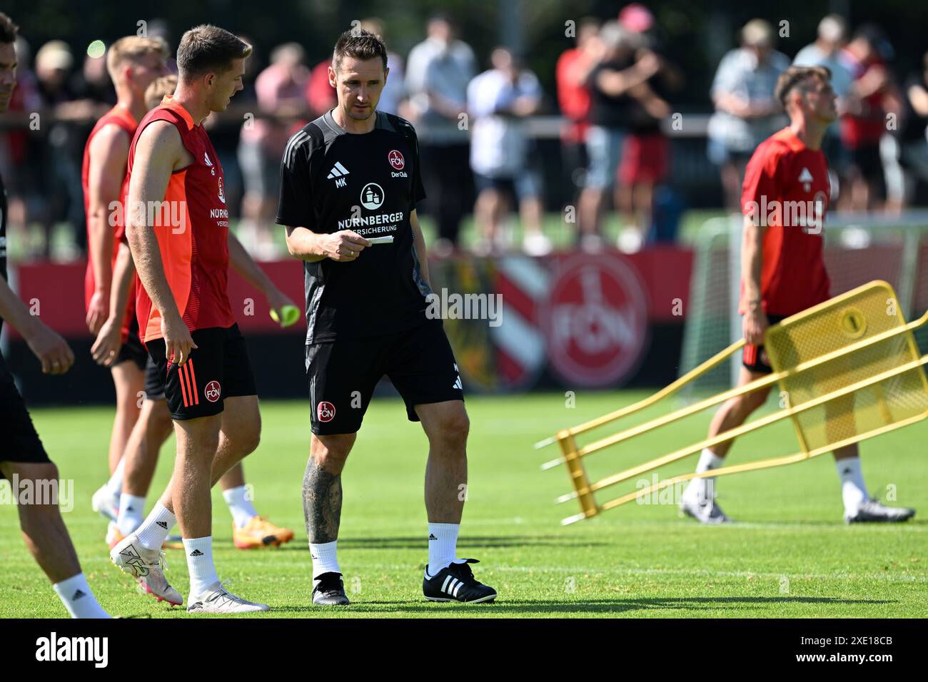 25 June 2024, Bavaria, Nuremberg: Soccer, Bundesliga 2, start of ...