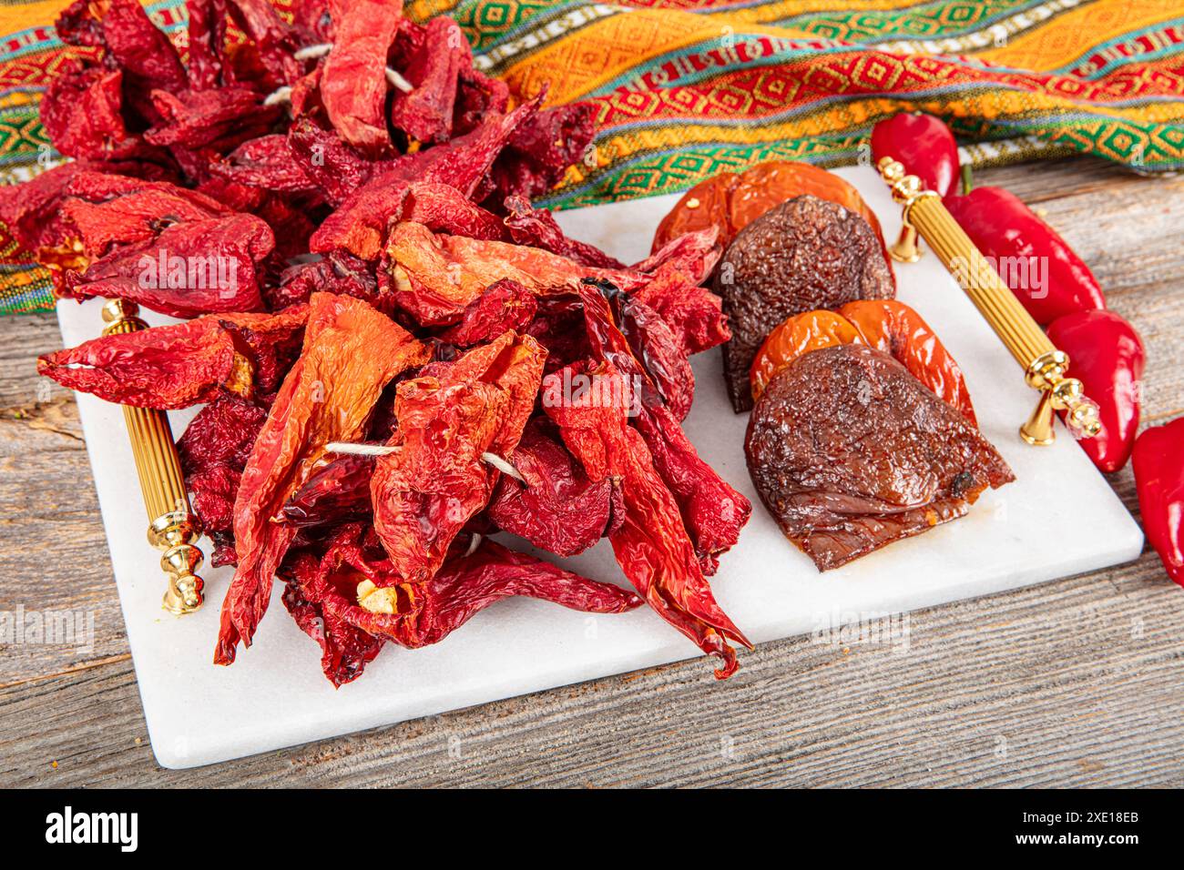 Dried capia pepper hi-res stock photography and images - Alamy
