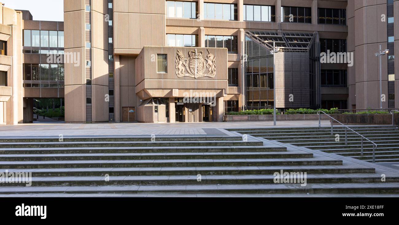 January, 16, 2024 Liverpool, Merseyside, UK Queen Elizabeth II Crown ...
