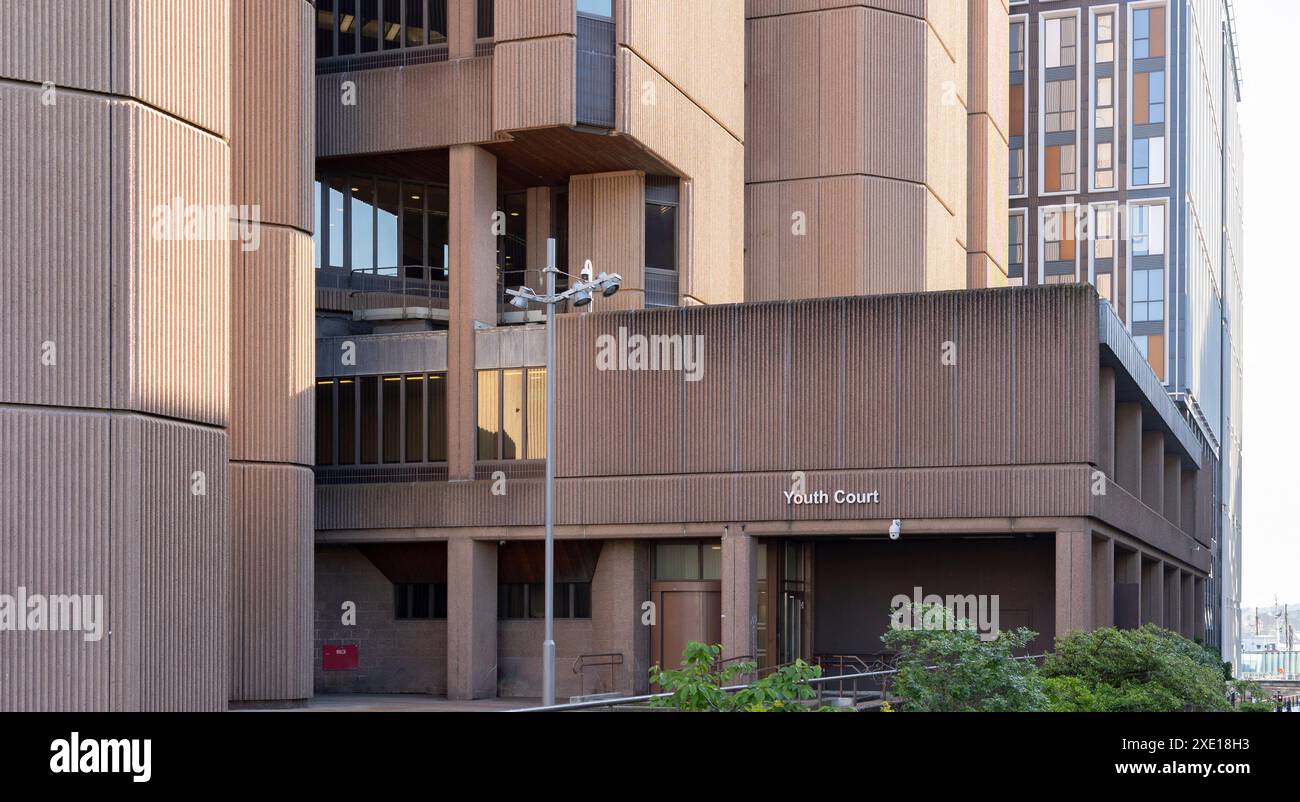 January, 16, 2024 Liverpool, Merseyside, UK Queen Elizabeth II Crown ...