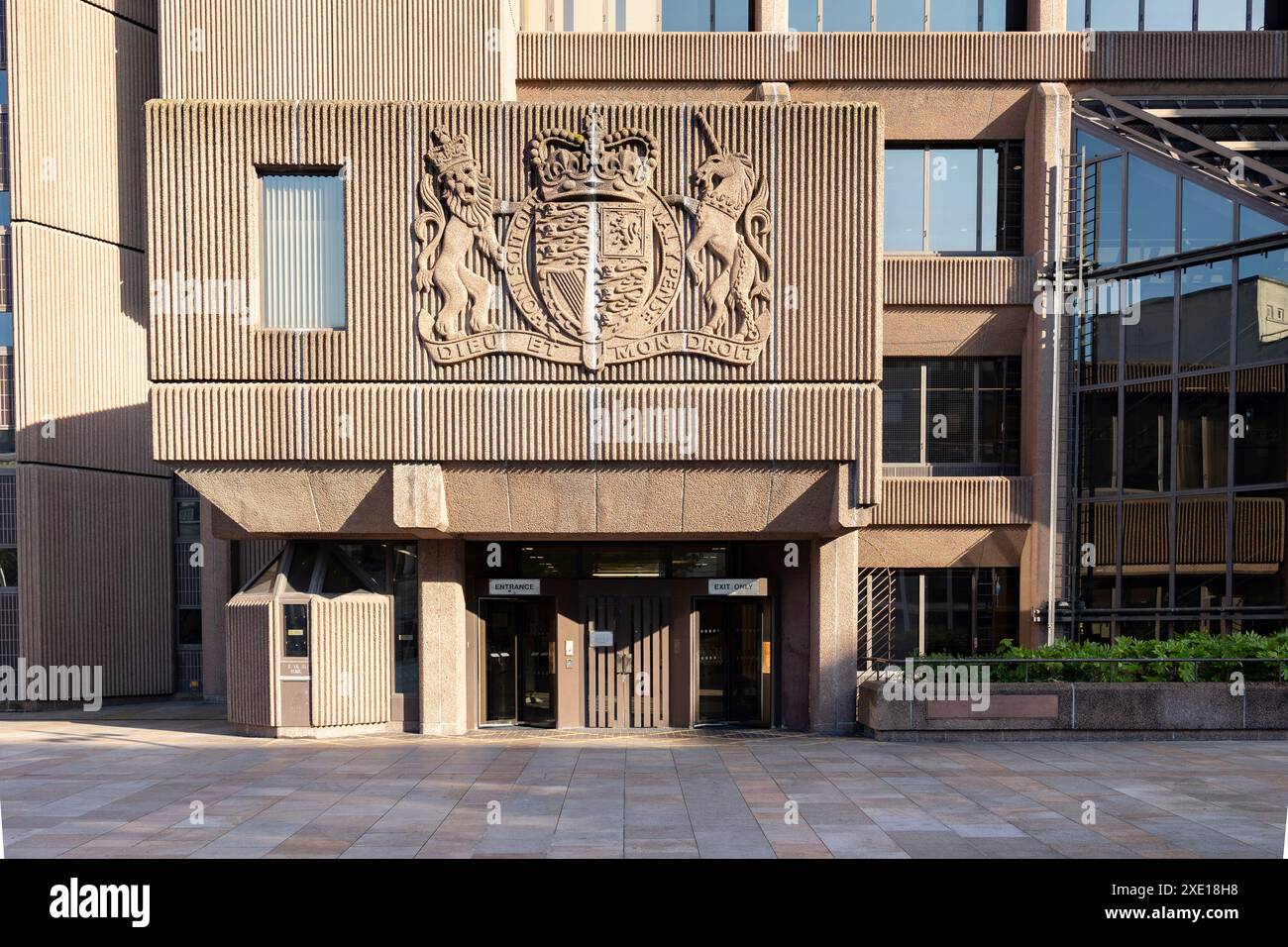 January, 16, 2024 Liverpool, Merseyside, UK Queen Elizabeth II Crown ...