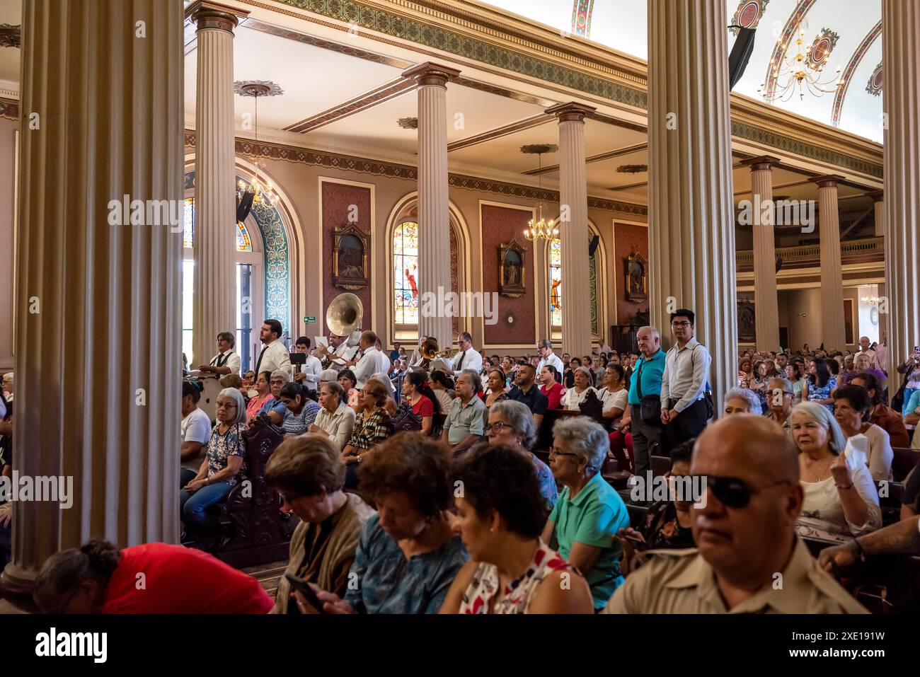Congregation at the Celebration of St Joseph's Day, the patron saint of ...