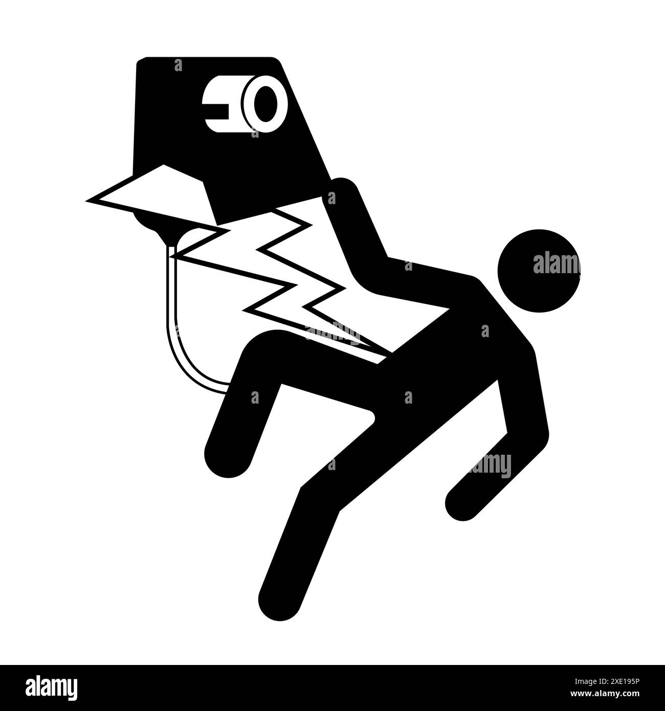 Electricity hazard pictogram hi-res stock photography and images - Alamy