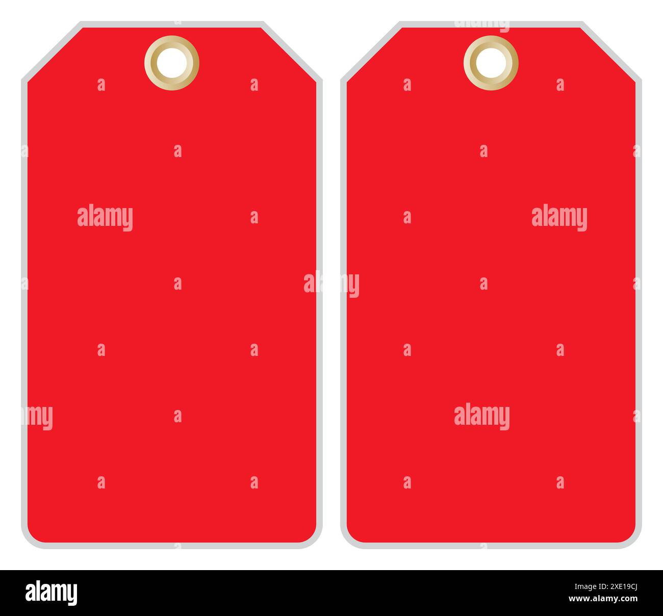 Blank Of Red Tag Symbol Sign,Vector Illustration, Isolate On White ...