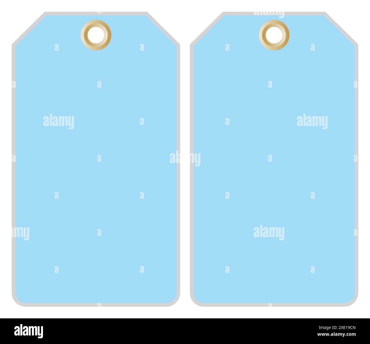 Blank Blue Yellow Tag Symbol Sign,Vector Illustration, Isolate On White ...
