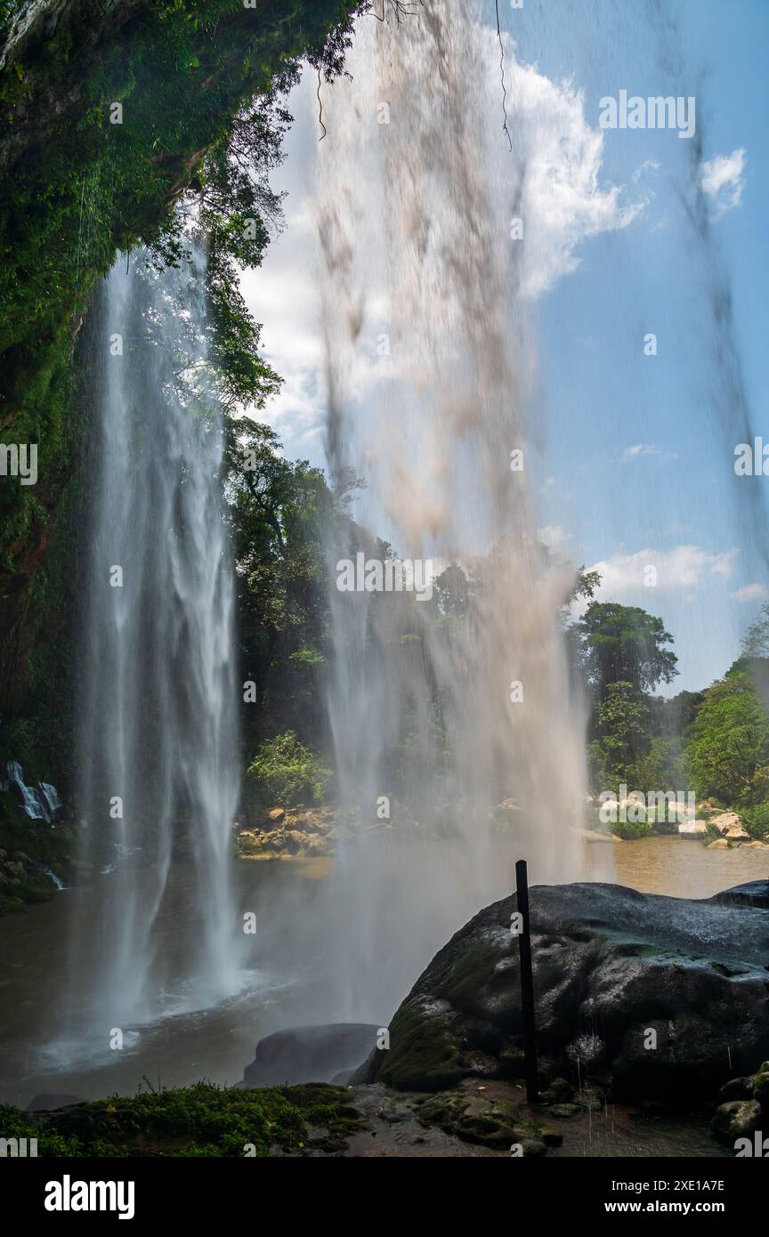 Misol Ha Waterfall in Chiapas Stock Photo - Alamy