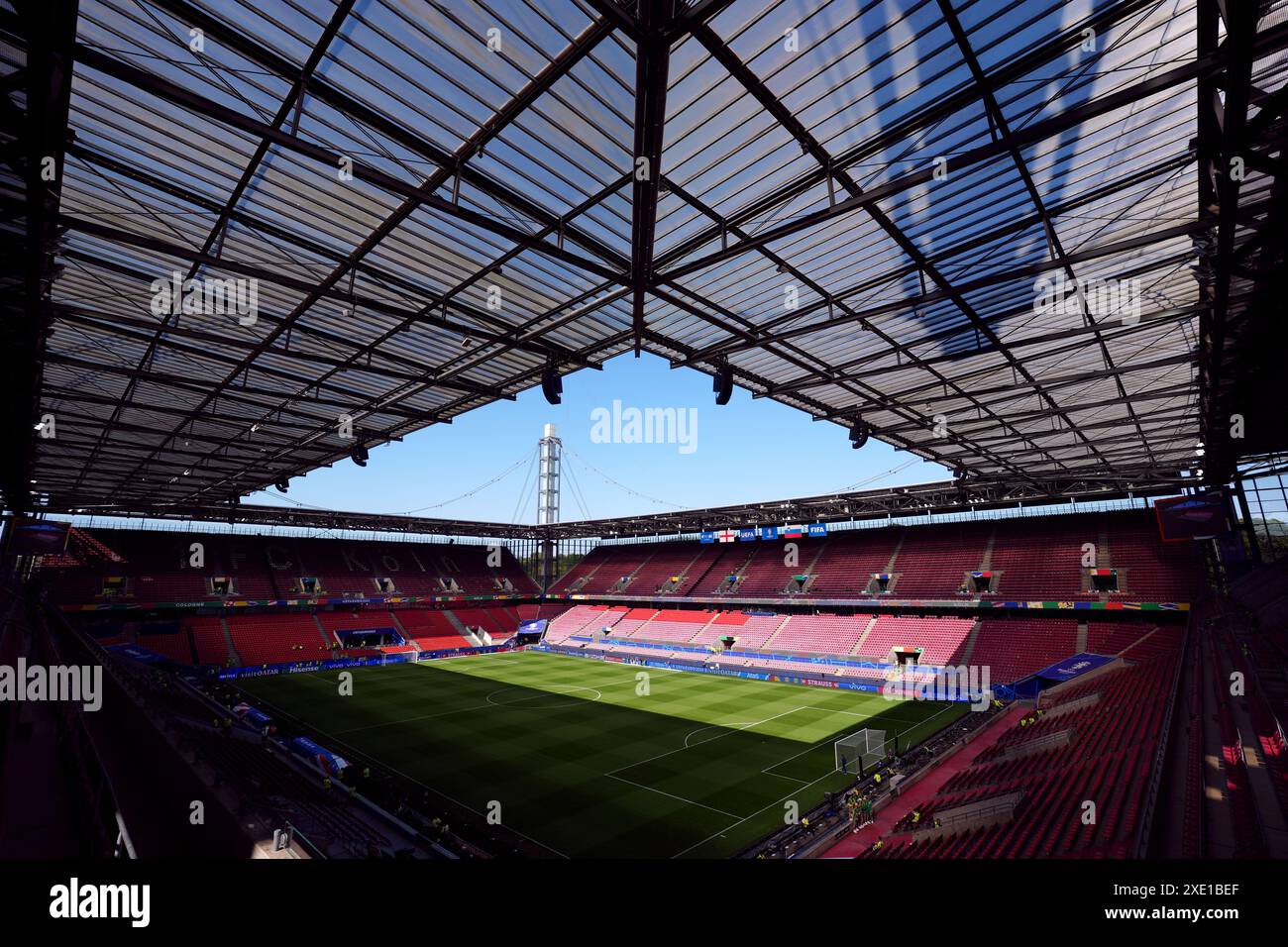 A general view inside the stadium ahead of the UEFA Euro 2024 Group C ...