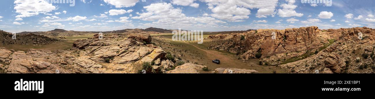 Best Campsite in Mongolia at Baga Gazriin Chuluu Stock Photo - Alamy