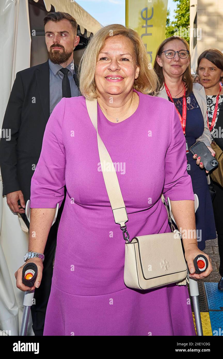 Nancy Faeser beim Sommerfest der Niedersächsischen Landesregierung 2024 ...