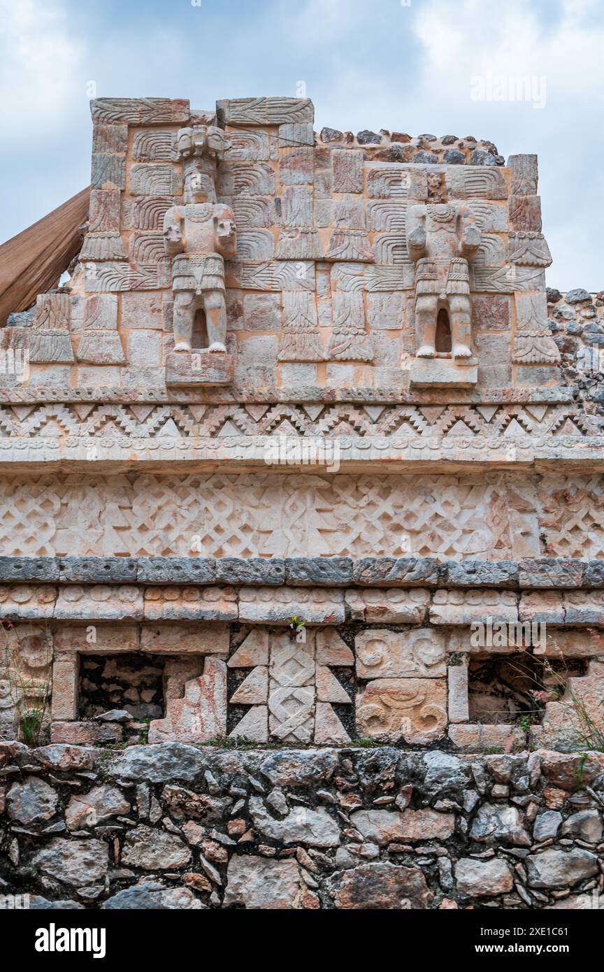 Maya Ruins in Kabah Stock Photo - Alamy