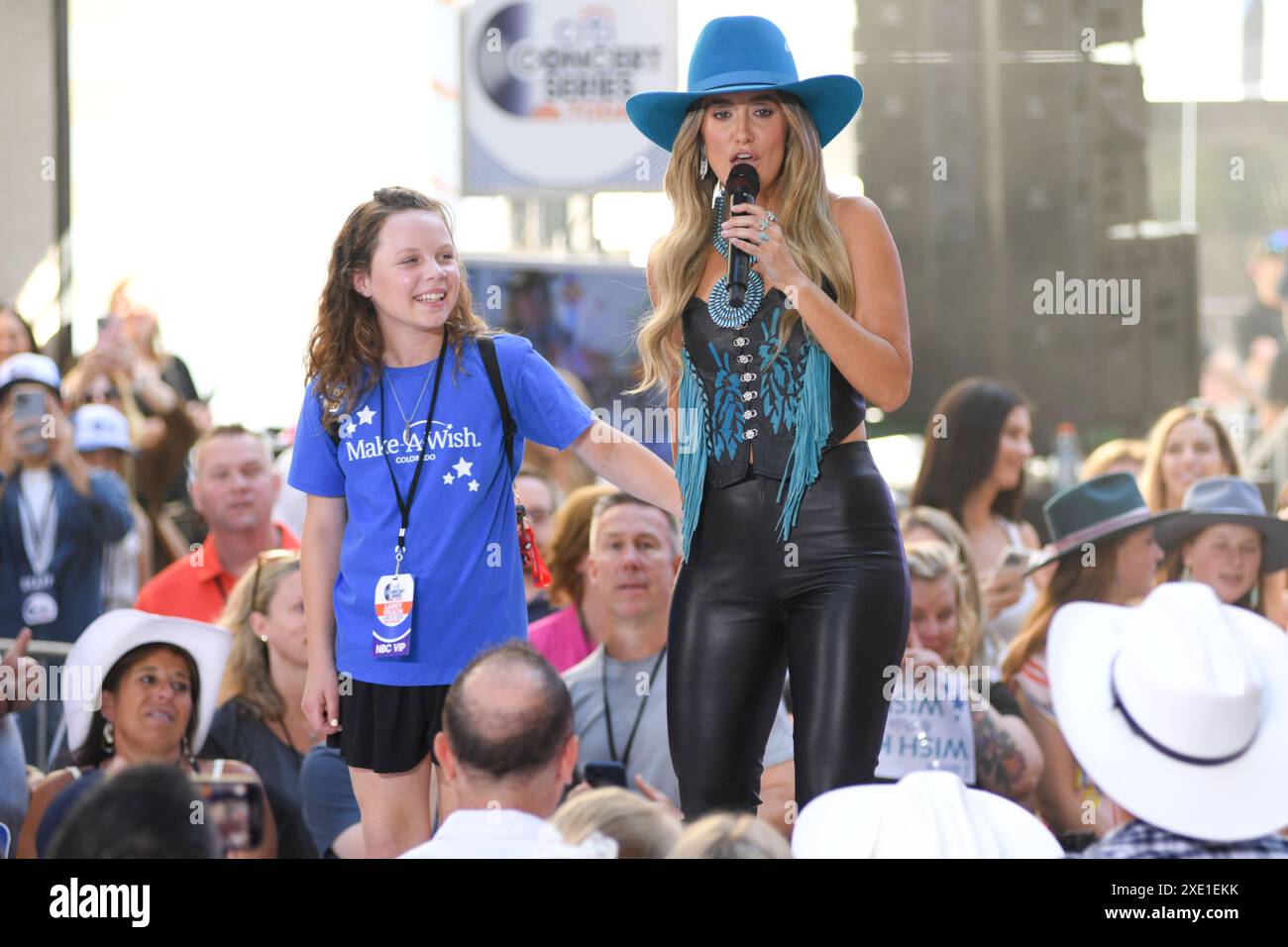 Lainey Wilson performs on NBC's "Today" Show at Rockefeller Center in ...