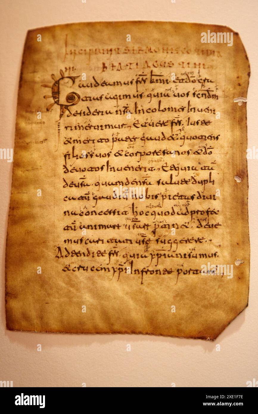 ´Glosas Emilianenses´ first examples of writing in Spanish and Basque ...