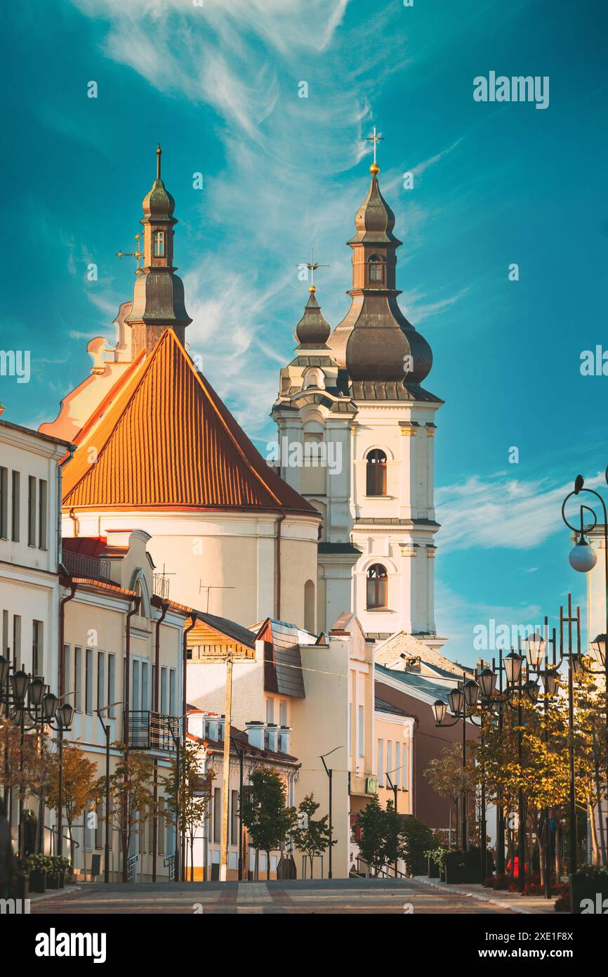 Pinsk, Brest Region, Belarus. Cathedral Of Name Of The Blessed Virgin ...