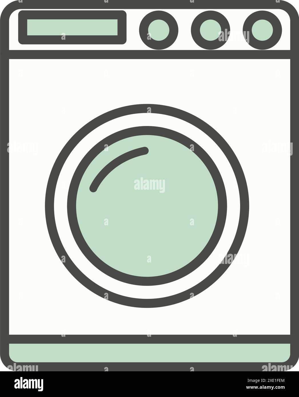 Top load washing machine Stock Vector Images - Alamy