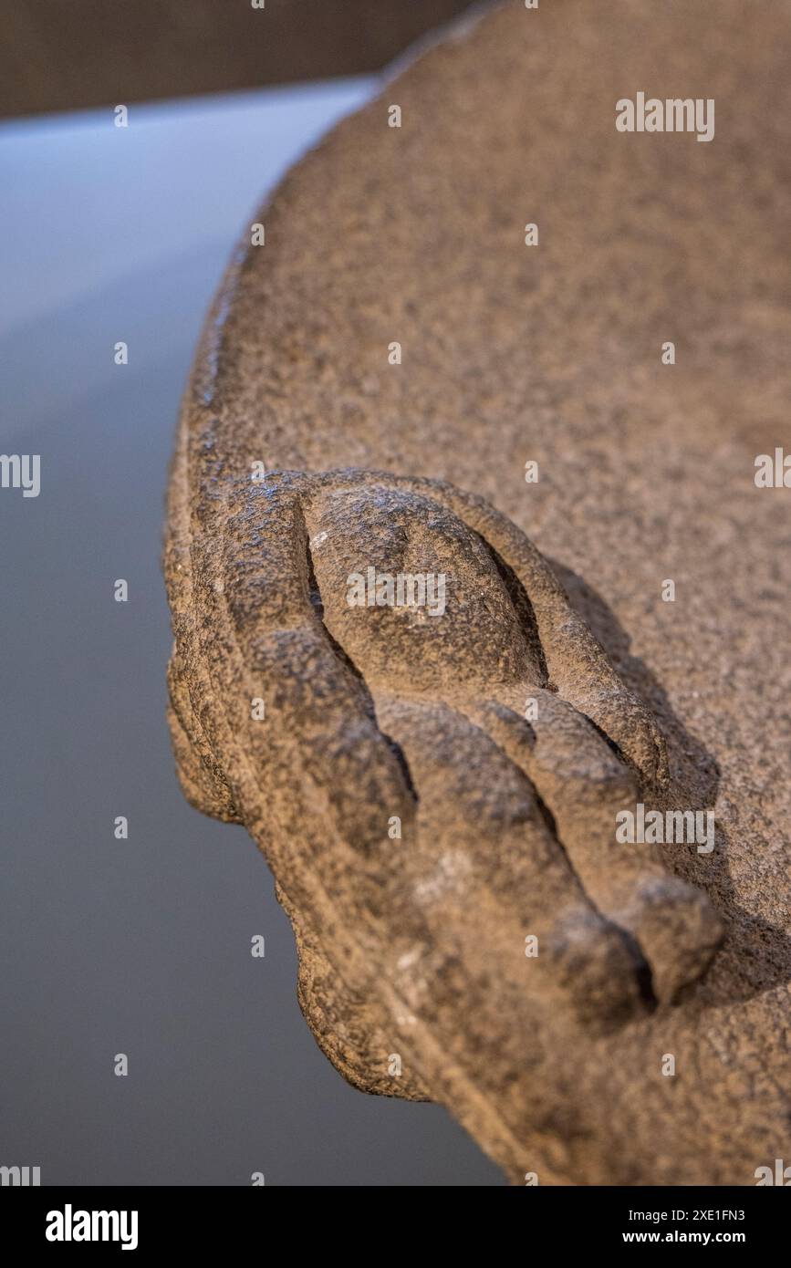 Pre-Columbian stone sculpture, National Museum of Costa, San Jose ...