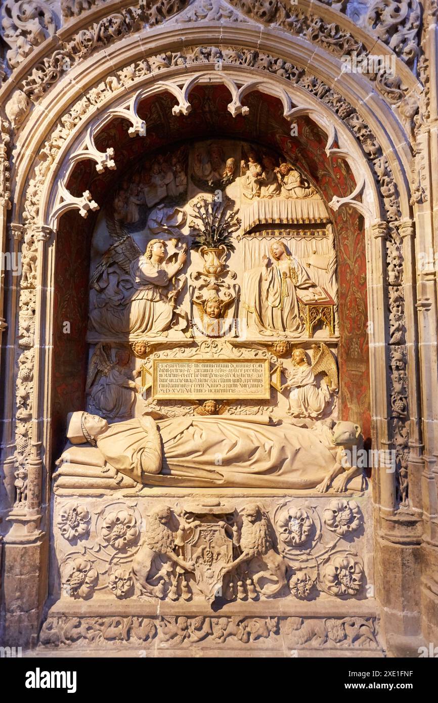 Cathedral of Santo Domingo de la Calzada, Pedro de Carranza Tomb, Santo ...