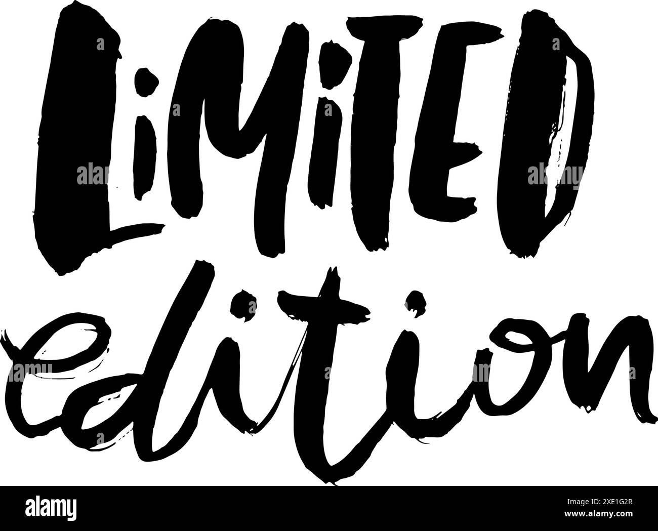 Special edition text typography hi-res stock photography and images - Alamy