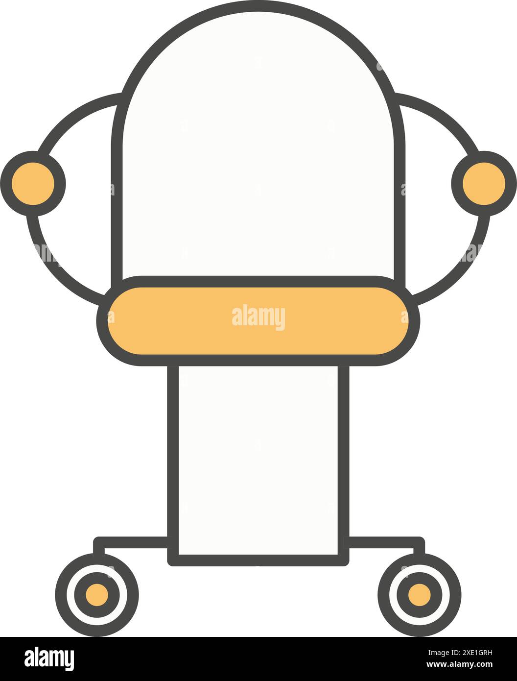 Beauty chair for makeup vector icon Stock Vector Image & Art - Alamy