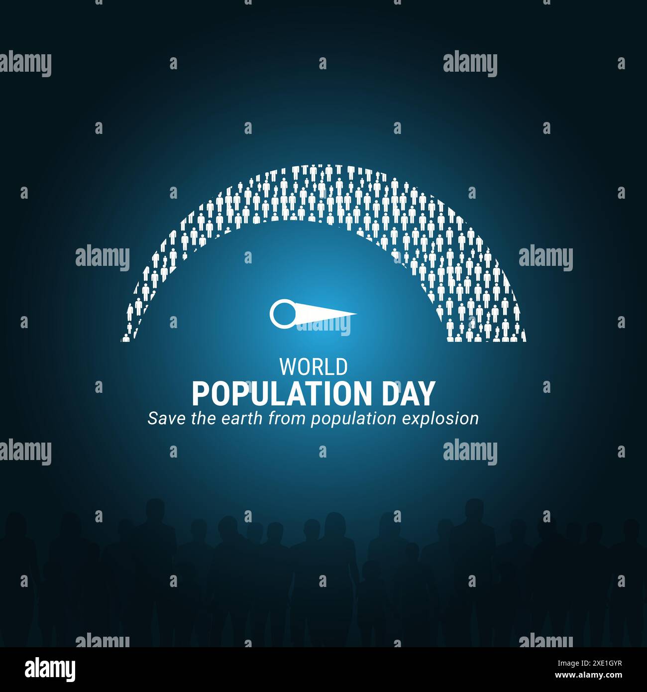 Vector illustration of World Population Day Concept, 11 July ...