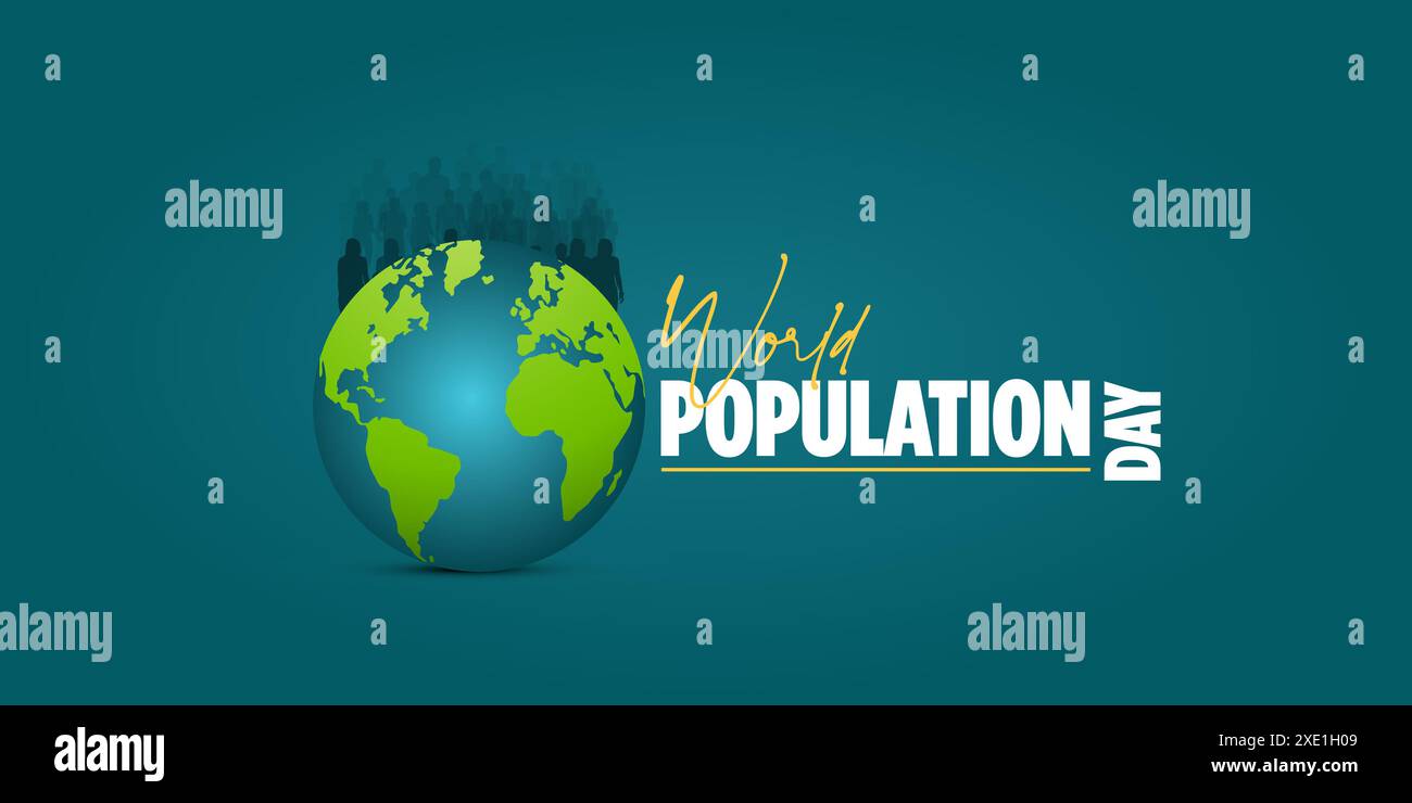 Vector illustration of World Population Day Concept, 11 July ...