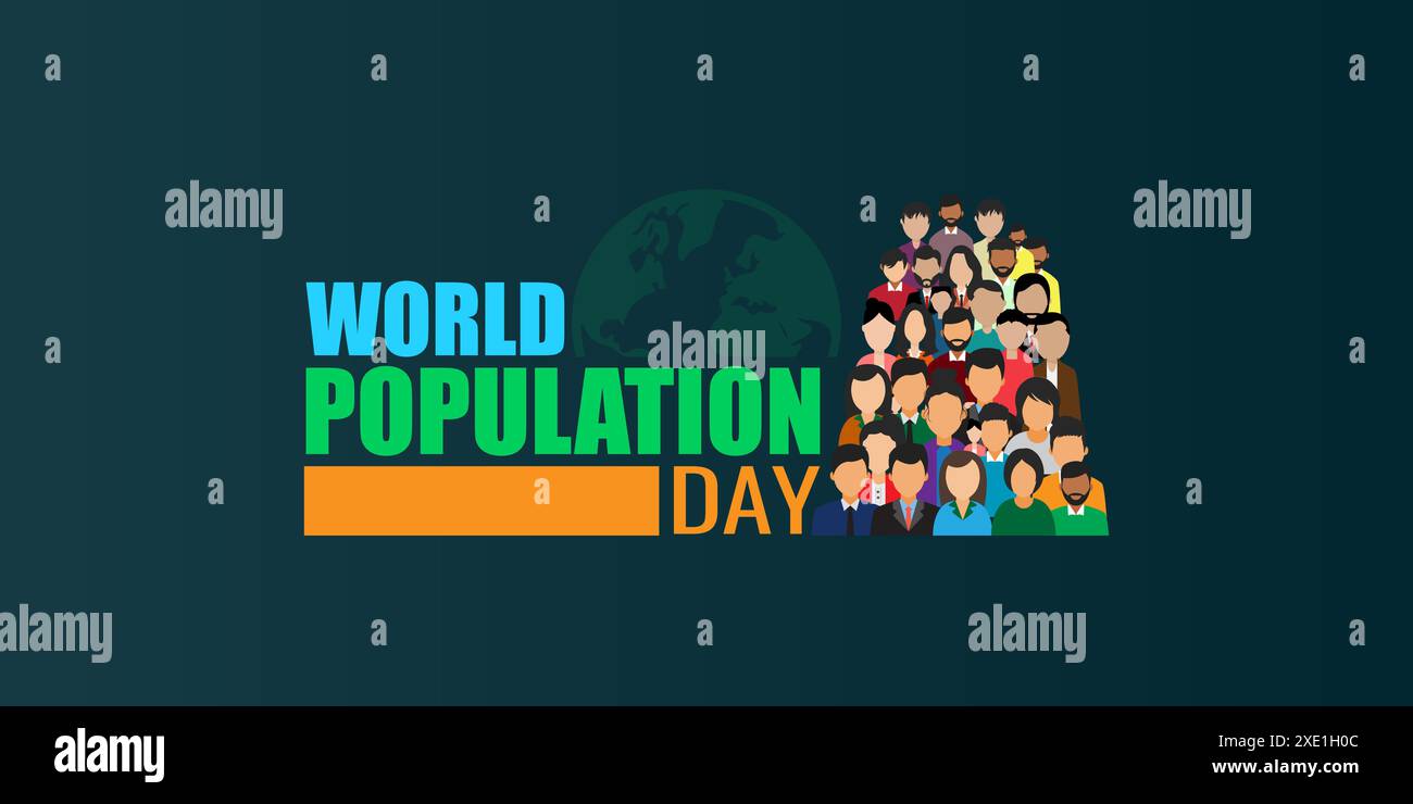 Overcrowded planet Stock Vector Images - Alamy