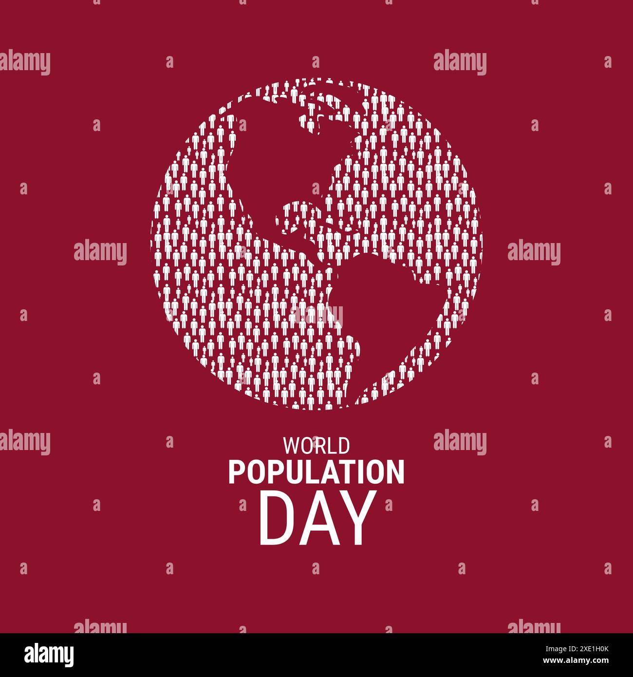 Vector illustration of World Population Day Concept, 11 July ...