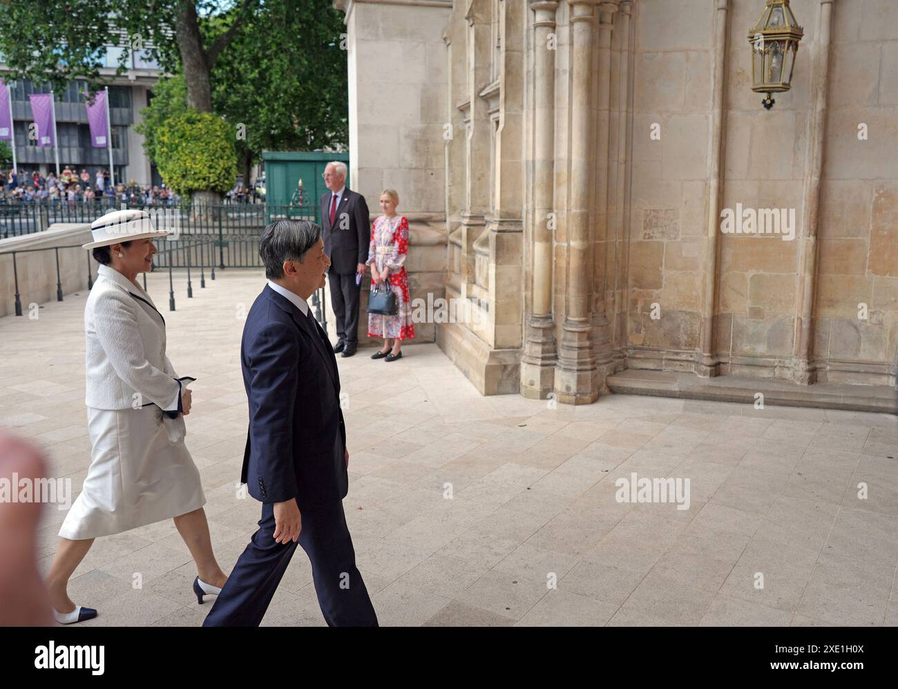 Japanese Emperor Naruhito and Empress Masako arrives at Westminster ...