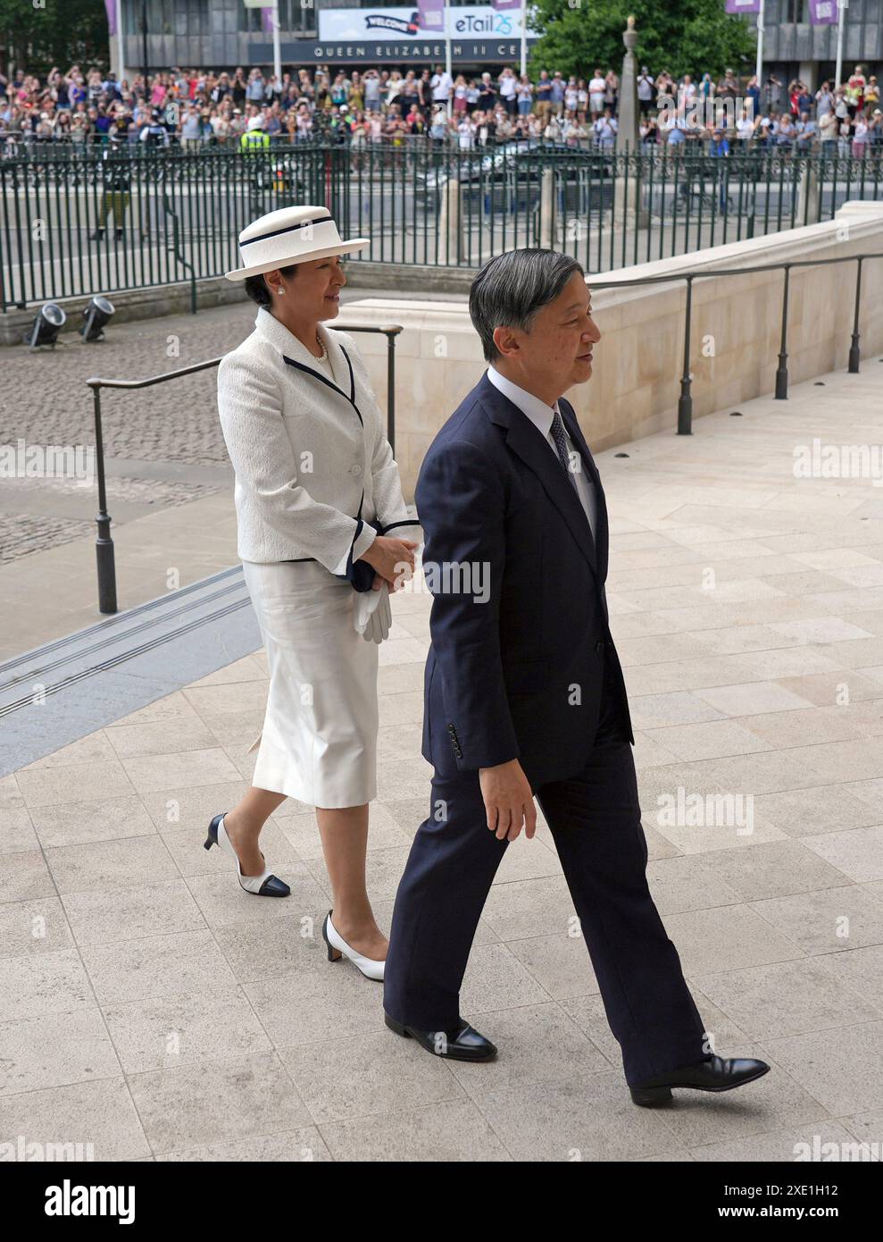 Japanese Emperor Naruhito and Empress Masako arrives at Westminster ...