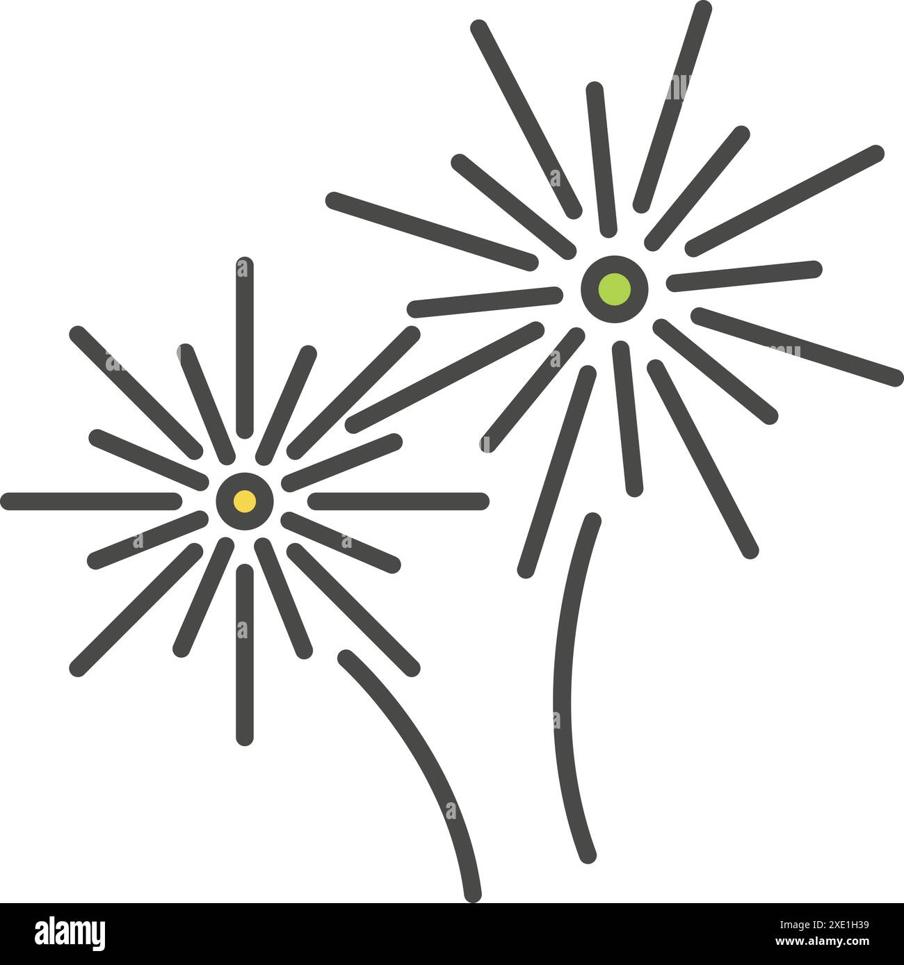 Festive colorful fireworks display Stock Vector Images - Alamy