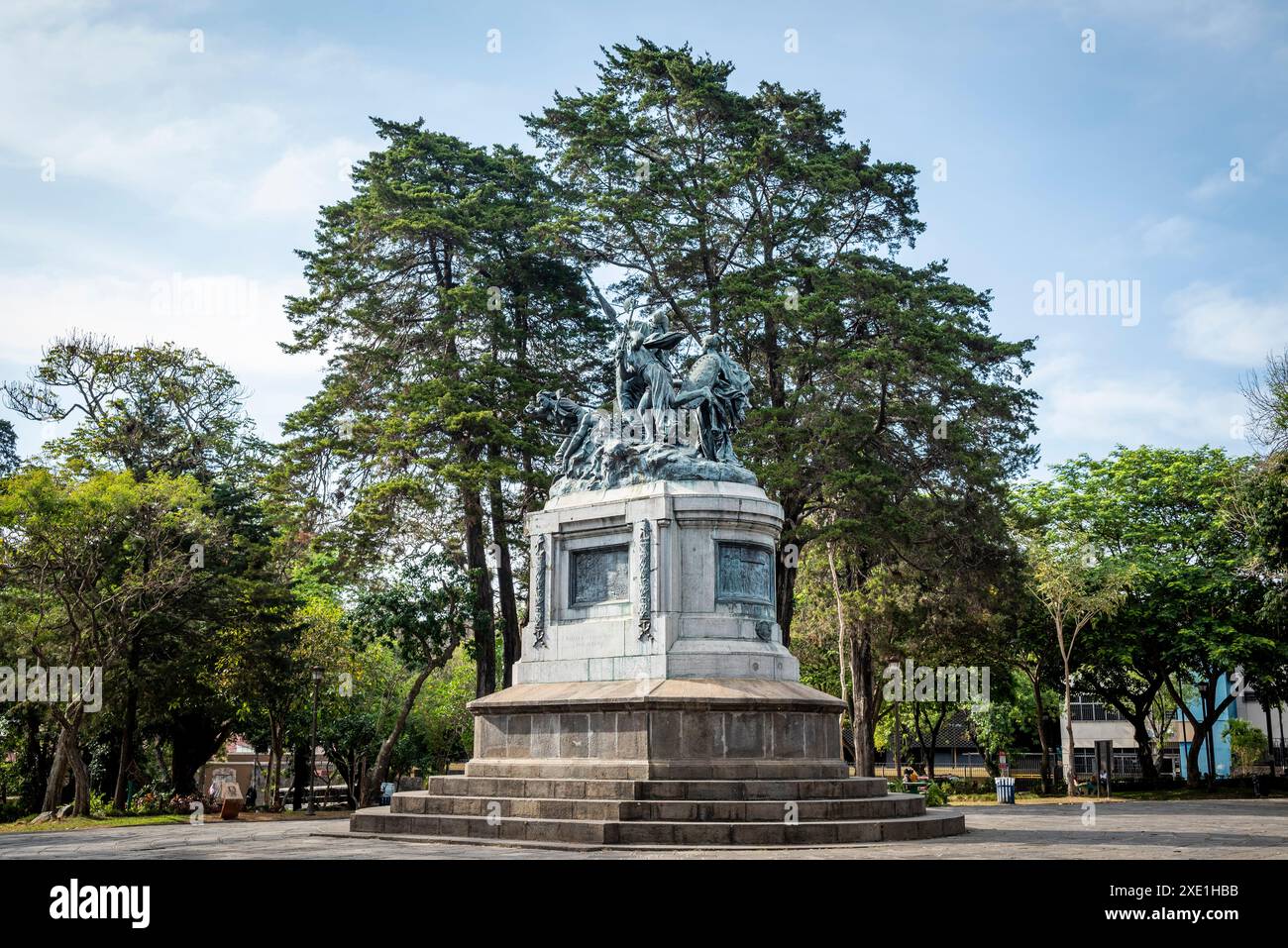 The Monumento Nacional showing the expulsion of William Walker from ...