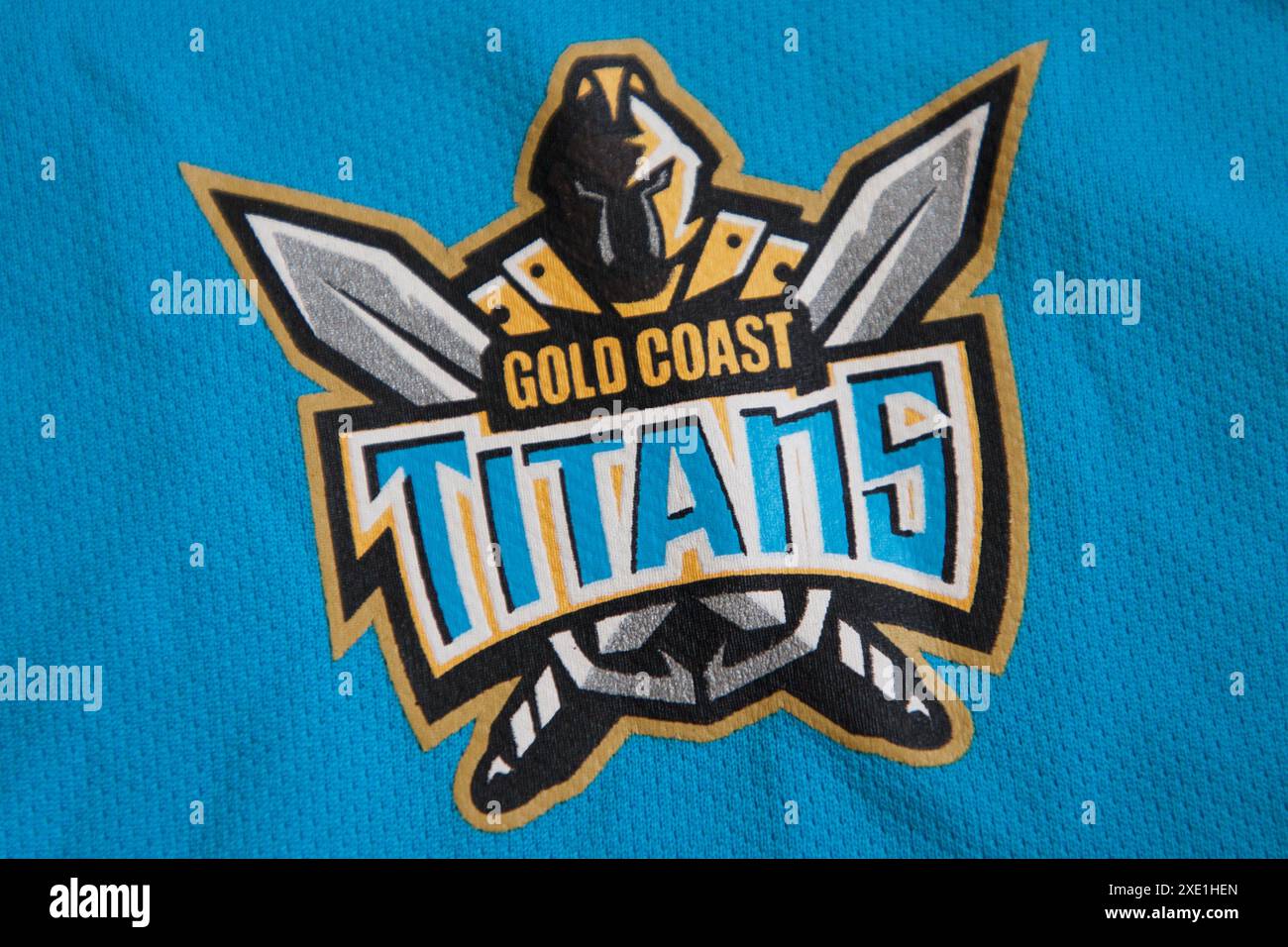 Gold Coast Titans Emblem/Crest/Logo Stock Photo - Alamy