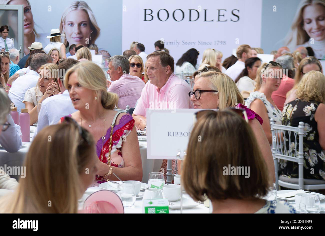 Stoke Poges, UK. 25th June, 2024. Television Presenter and Model Penny ...