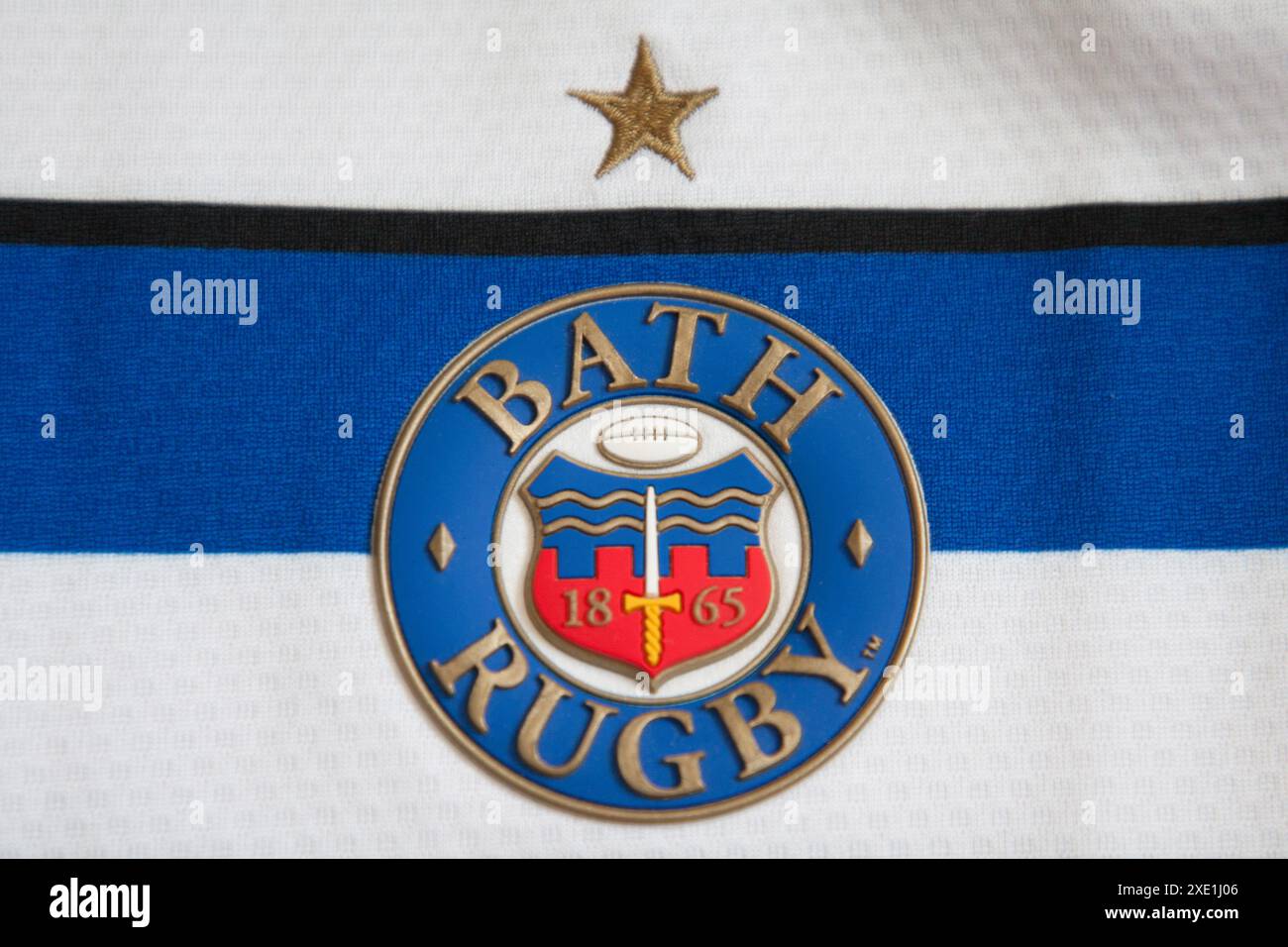 Bath Rugby Emblem/Crest on a shirt Stock Photo - Alamy