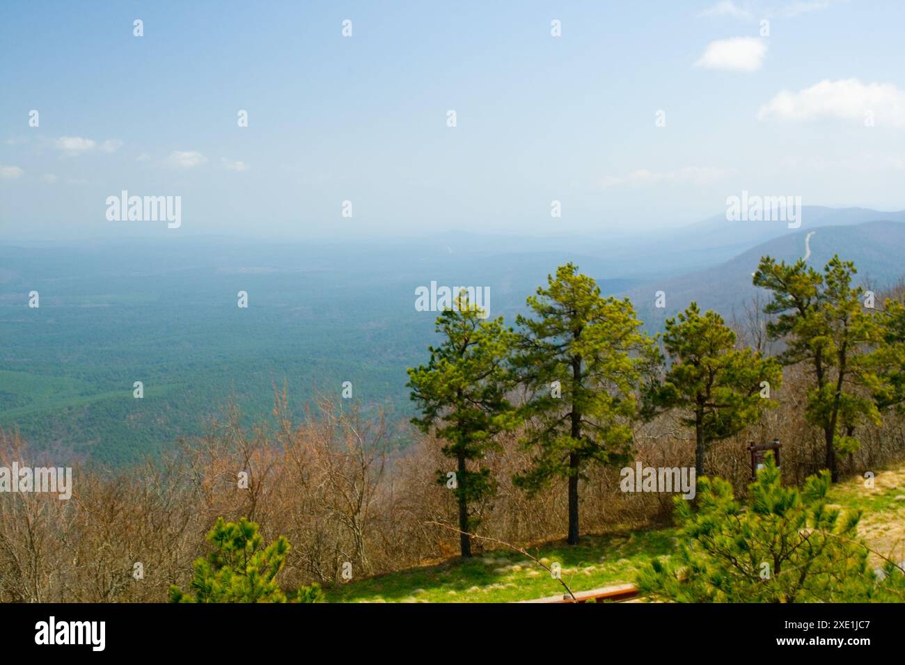 The Ouachita Mountains in Oklahoma Seen From the Talimena Scenic Drive ...