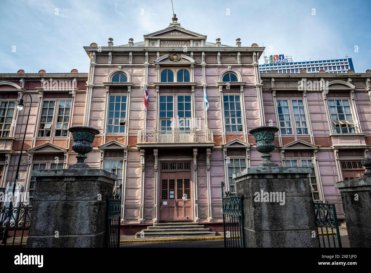 Metallic Building, Edificio Metálico housing School Buenaventura Corrales, San Jose, Costa, Rica ...