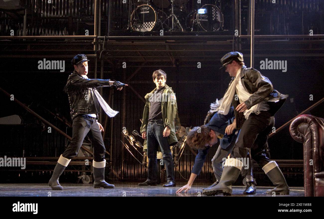 l-r: Tom Robertson (Rocker), Jack Roth (Jimmy / Lunatic), Brennan Reece ...