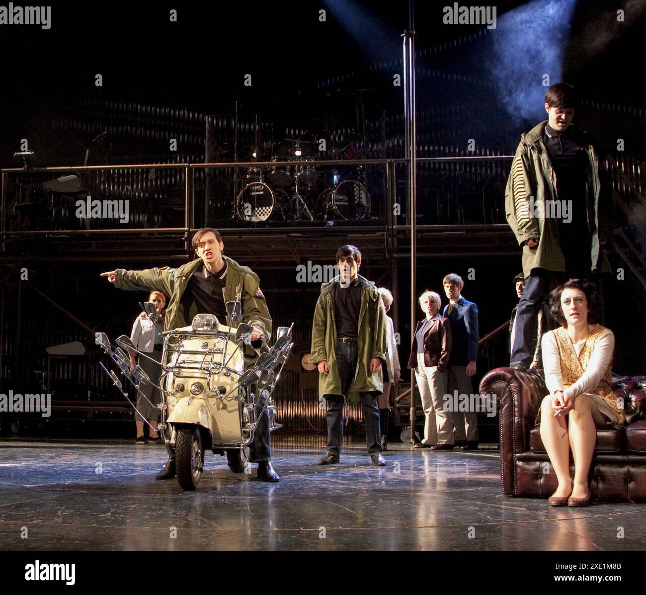 on scooter: Jack Roth (Jimmy / Lunatic) centre: George Maguire (Jimmy ...