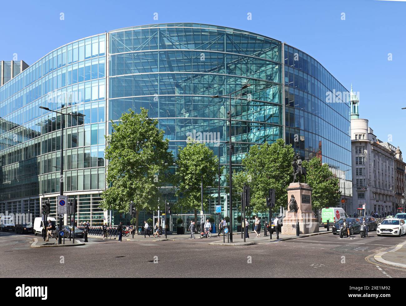 33 Holborn, London, UK. An 8 storey, glass-fronted office building ...